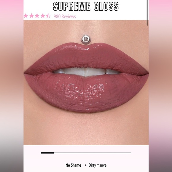 Jeffree Star | Makeup | Jeffree Star Supreme Lip Gloss In No Shame New | Poshmark